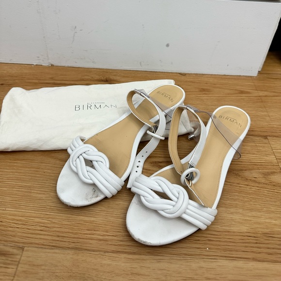 Alexandre Birman | Shoes | Alexandre Birman White Sandals With Small ...